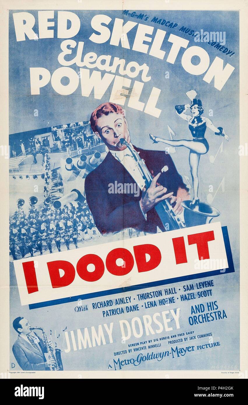 Original Film Title: I DOOD IT. English Title: I DOOD IT. Film Director ...