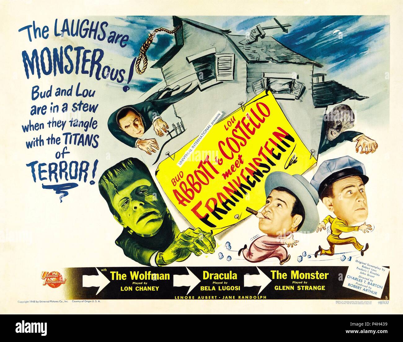 Abbott and costello meet frankenstein hi-res stock photography and ...