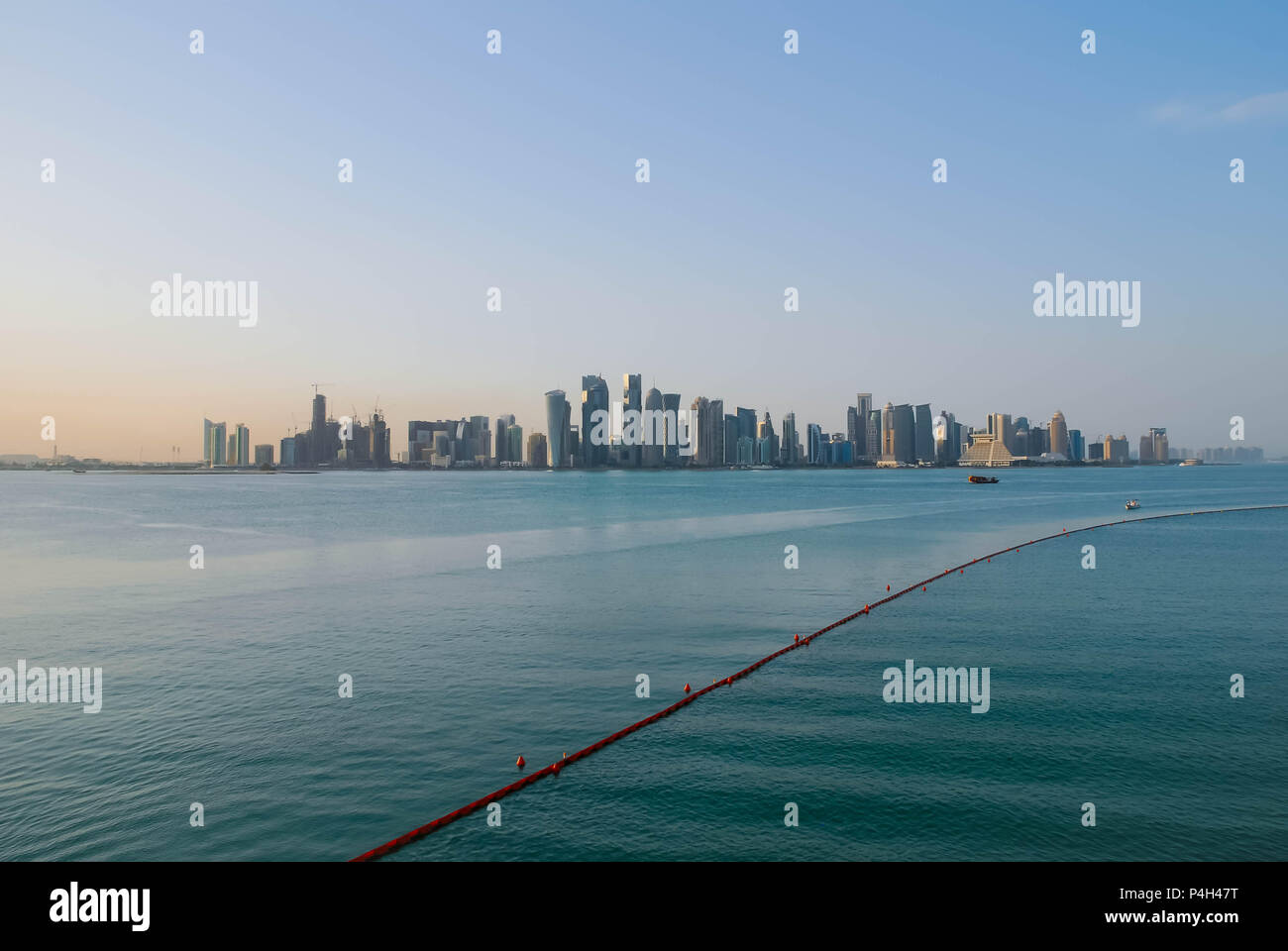 Urban skyline of doha Stock Photo - Alamy