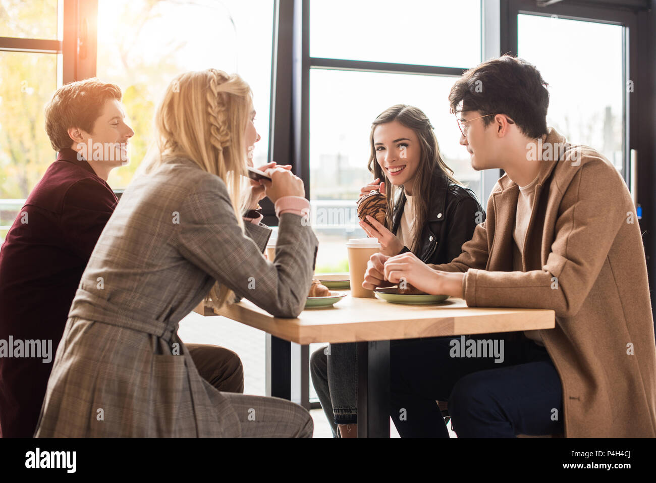 Four best friends hi-res stock photography and images - Alamy