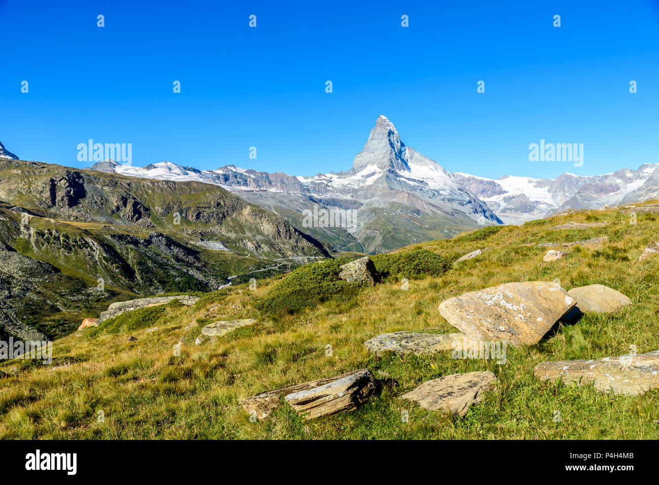 Matterhorn - beautiful landscape of Zermatt, Switzerland Stock Photo ...
