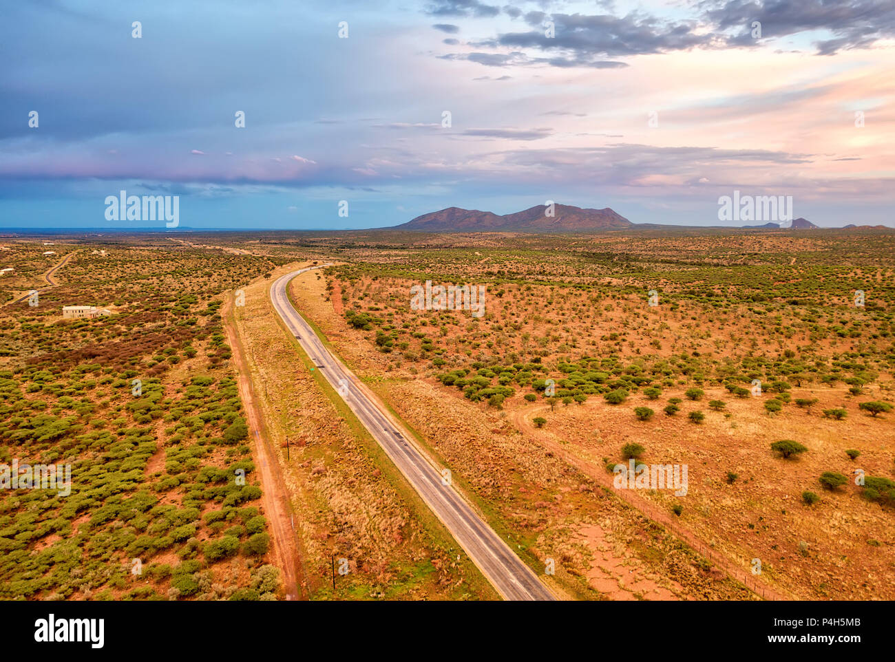 Namibia Landscape and Roads Outside Windhoek taken in January 2018 ...