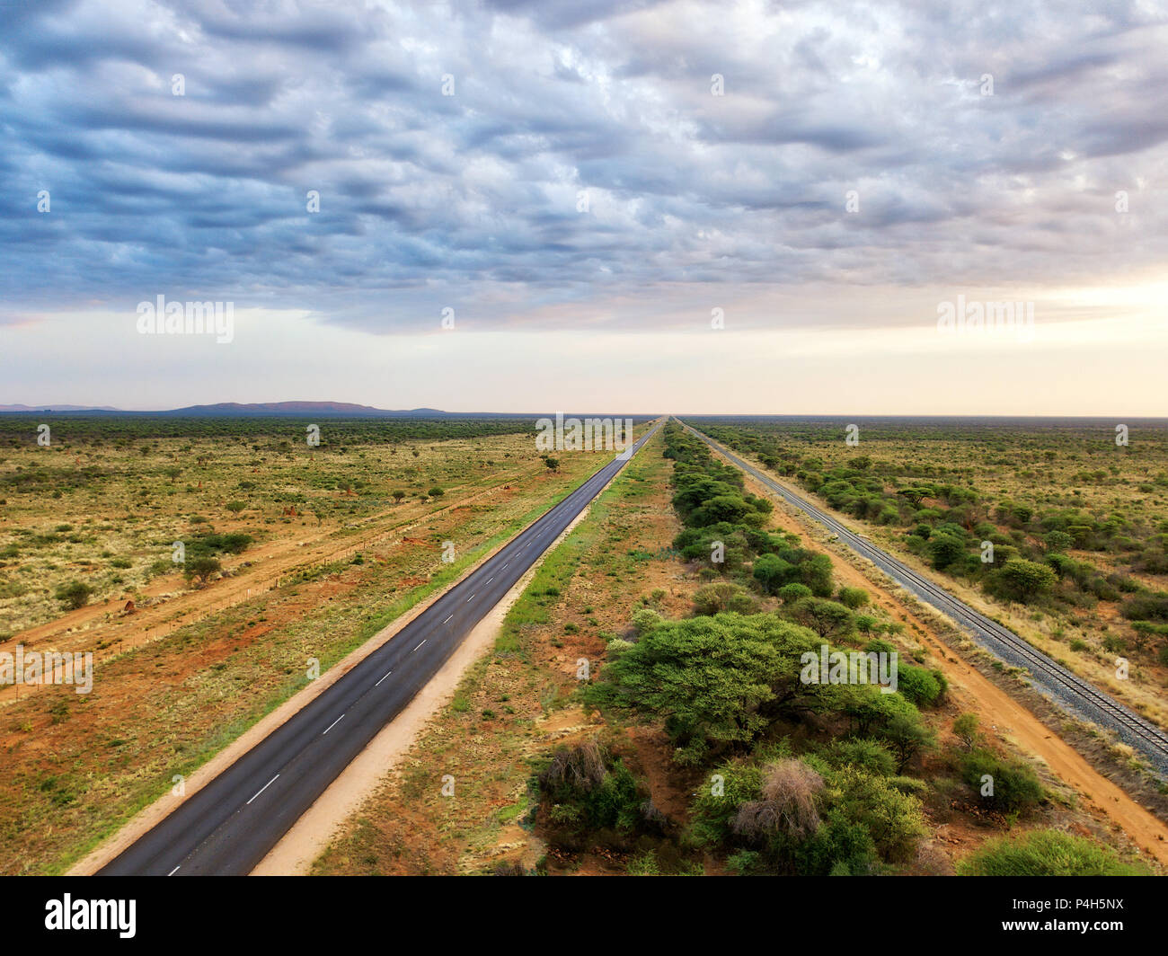 Namibia Landscape and Roads Outside Windhoek taken in January 2018 ...