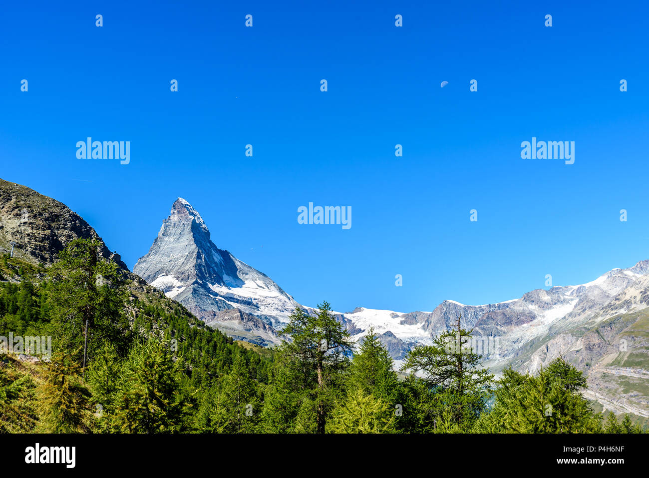 Matterhorn - beautiful landscape of Zermatt, Switzerland Stock Photo ...