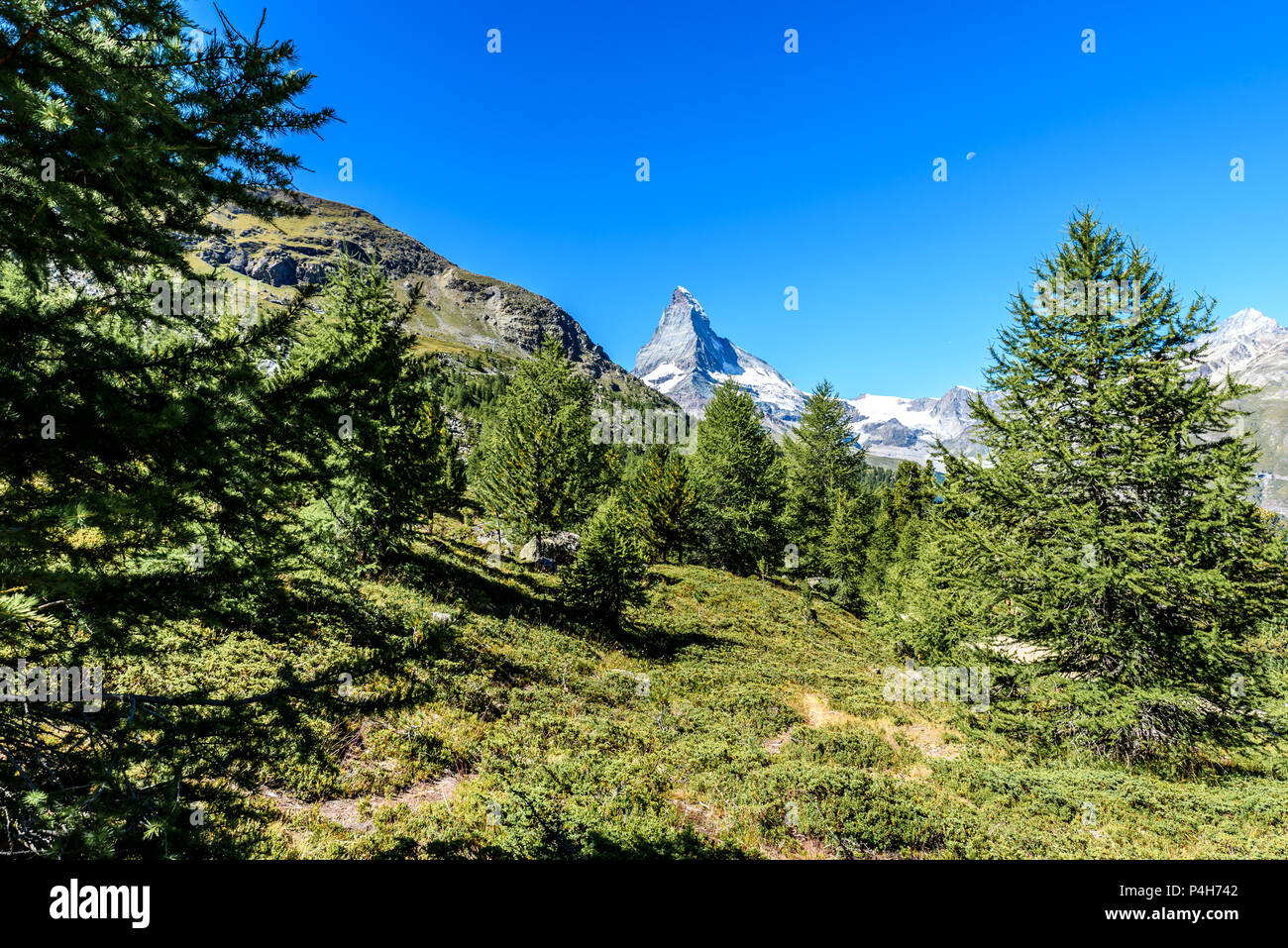 Matterhorn - beautiful landscape of Zermatt, Switzerland Stock Photo ...