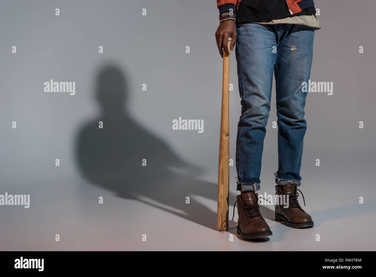 Leaning on bat hi-res stock photography and images - Alamy