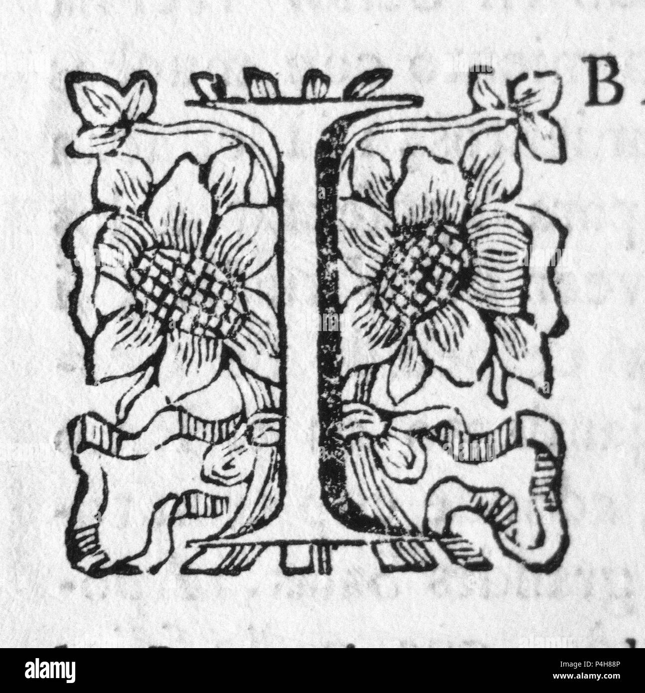 LETRA I - LETRA CAPITULAR - INICIAL HISTORIADA. Location: INSTITUTO DE ...