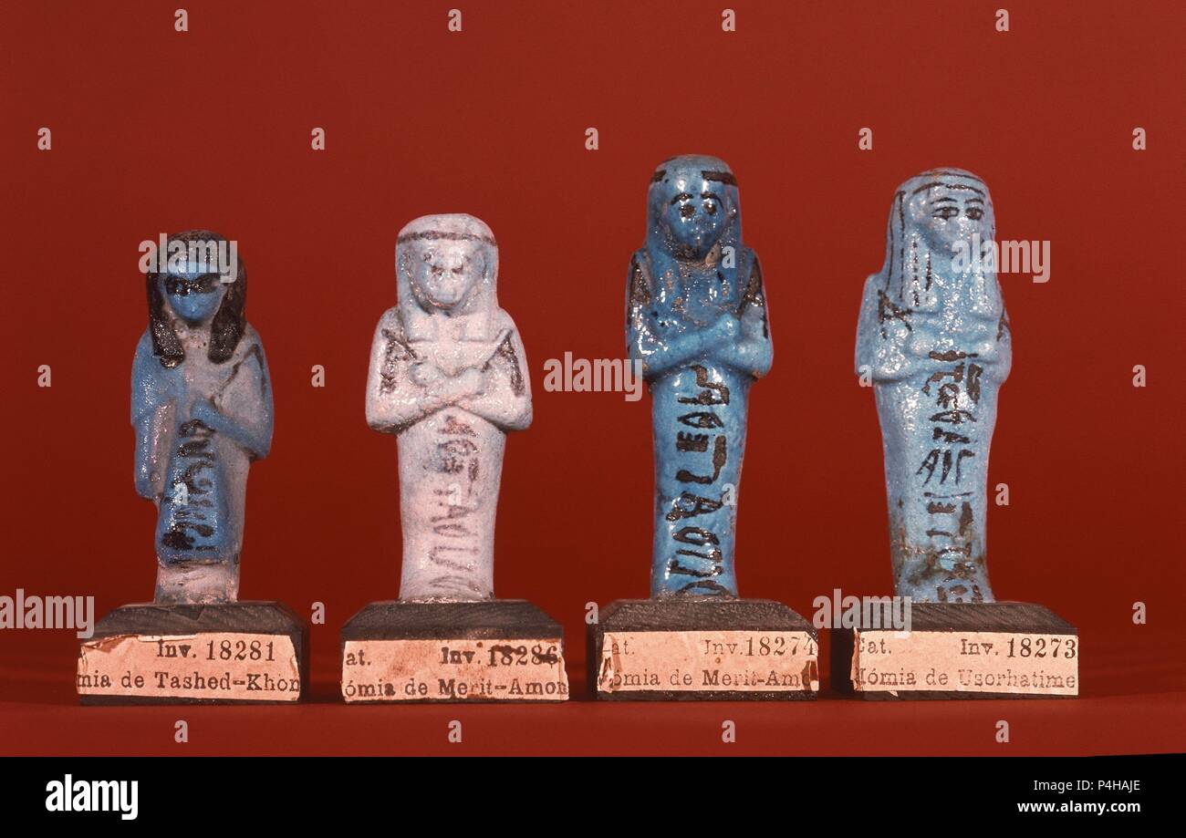 USHEBTIS PROCEDENTES DE DEIR BAHARI - XXI DINASTIA - IMPERIO NUEVO ...