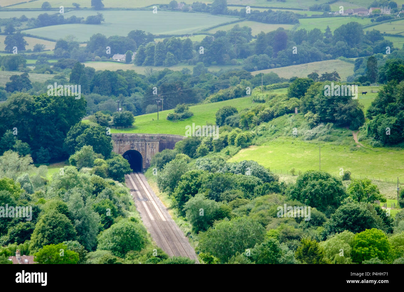 Around Box, a wiltshire village. Box Wiltshure england UK the view from ...