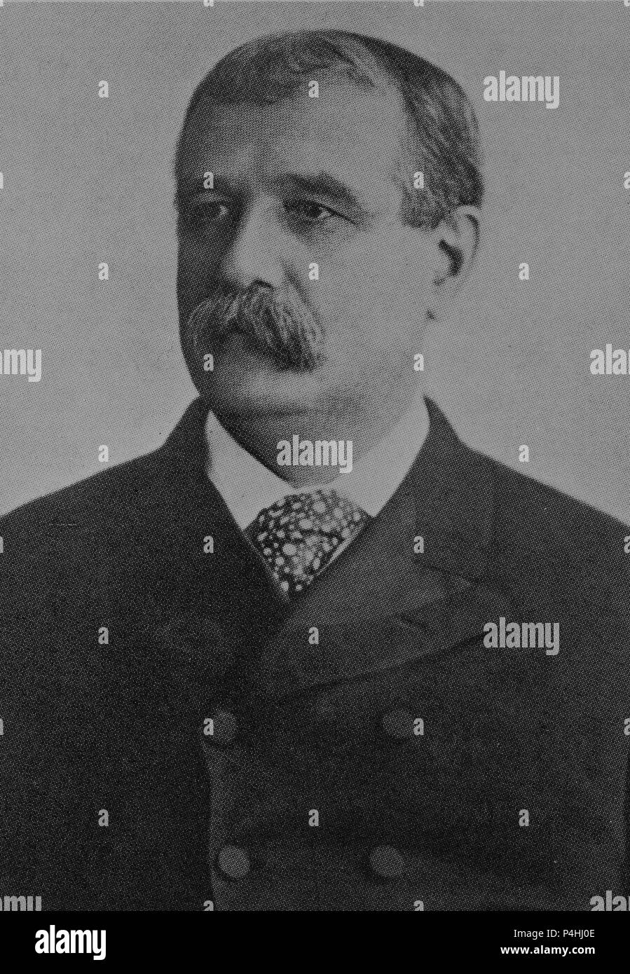 FRANCIS AMASA WALKER (1840-1897) ECONOMISTA AMERICANO Stock Photo - Alamy
