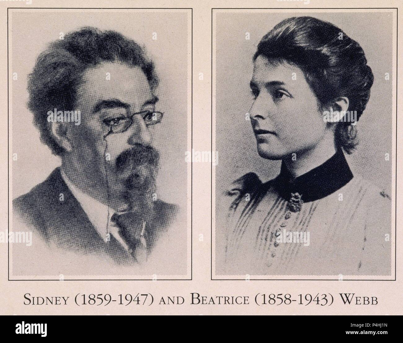 SIDNEY WEBB (1859-1947) Y BEATRICE WEBB (1858-1943) - MIEMBROS DE LA ...