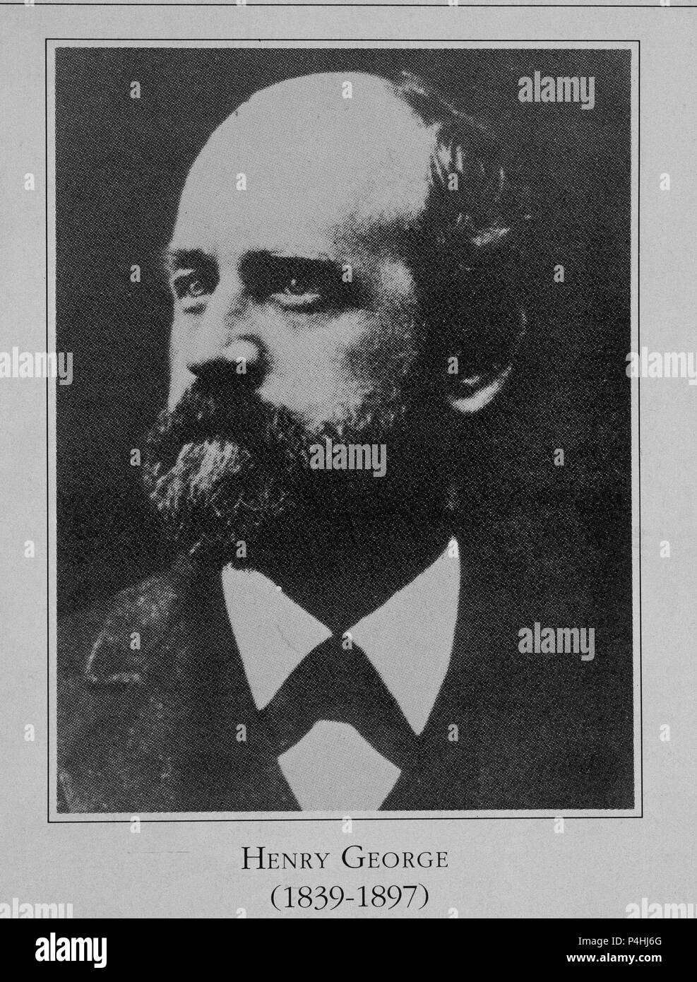 HENRY GEORGE (1839-1897) ECONOMISTA ESTADOUNIDENSE Stock Photo - Alamy
