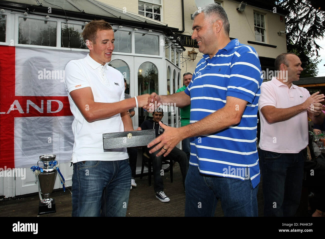 England Captain Harry Kane with his first ever football manager Dave ...