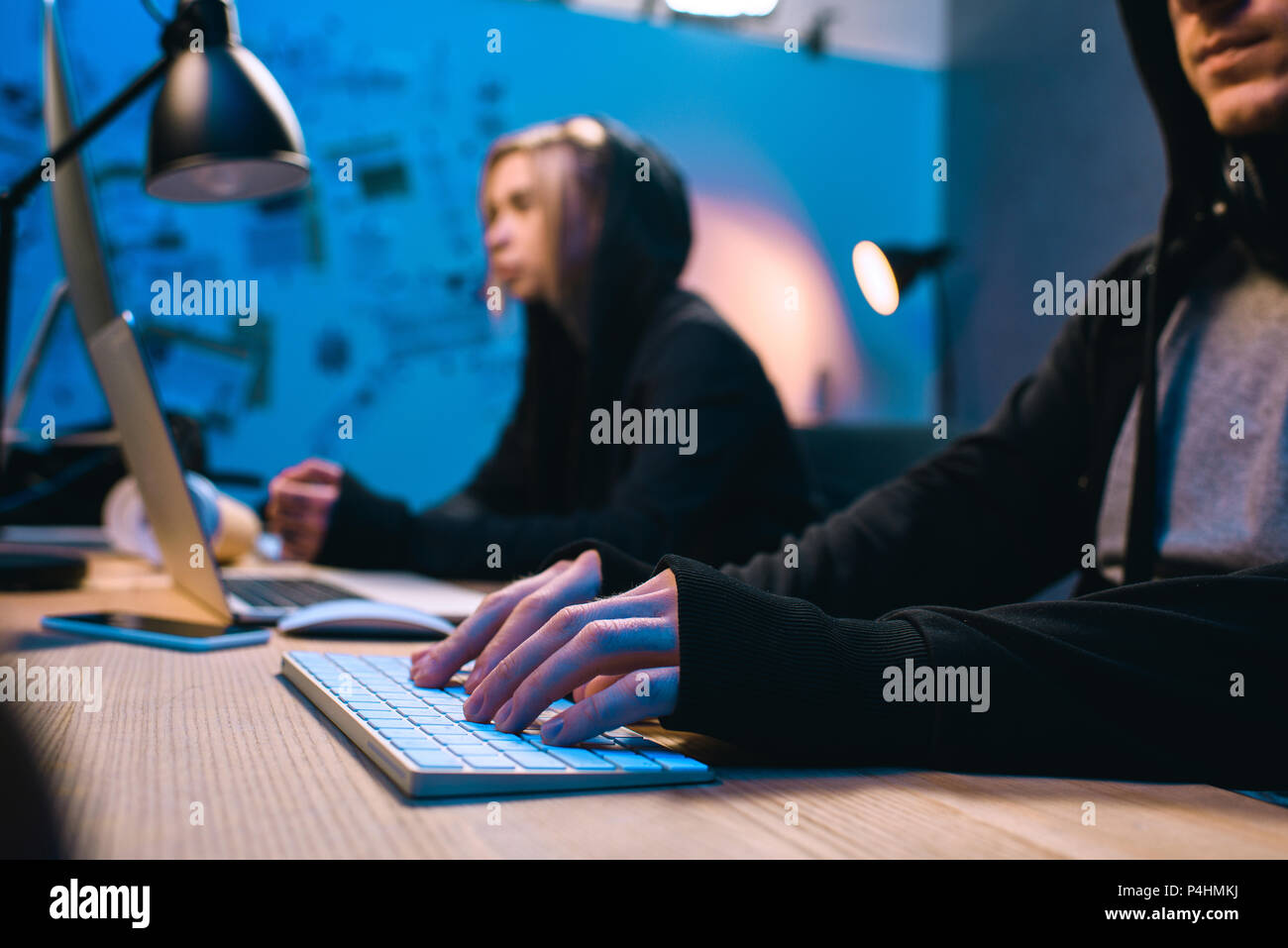 Hackers and room hi-res stock photography and images - Alamy