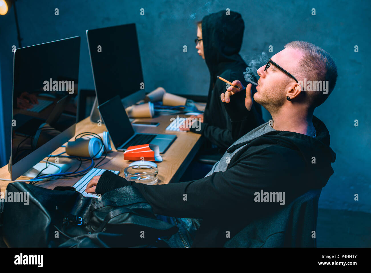 Male programmers hi-res stock photography and images - Alamy