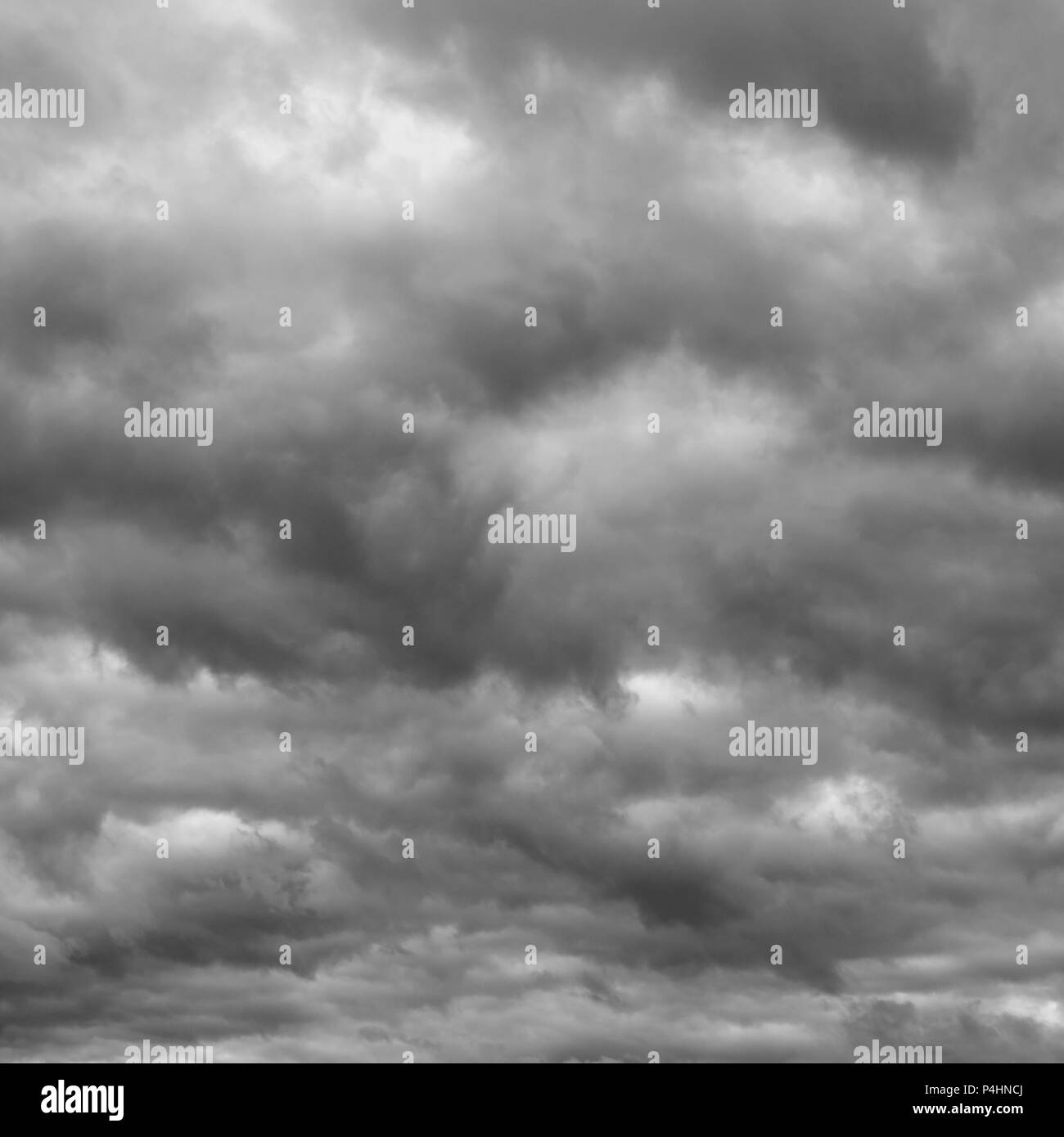 Storm sky, rain. Thunderclouds over horizon, dark, gray Stock Photo - Alamy