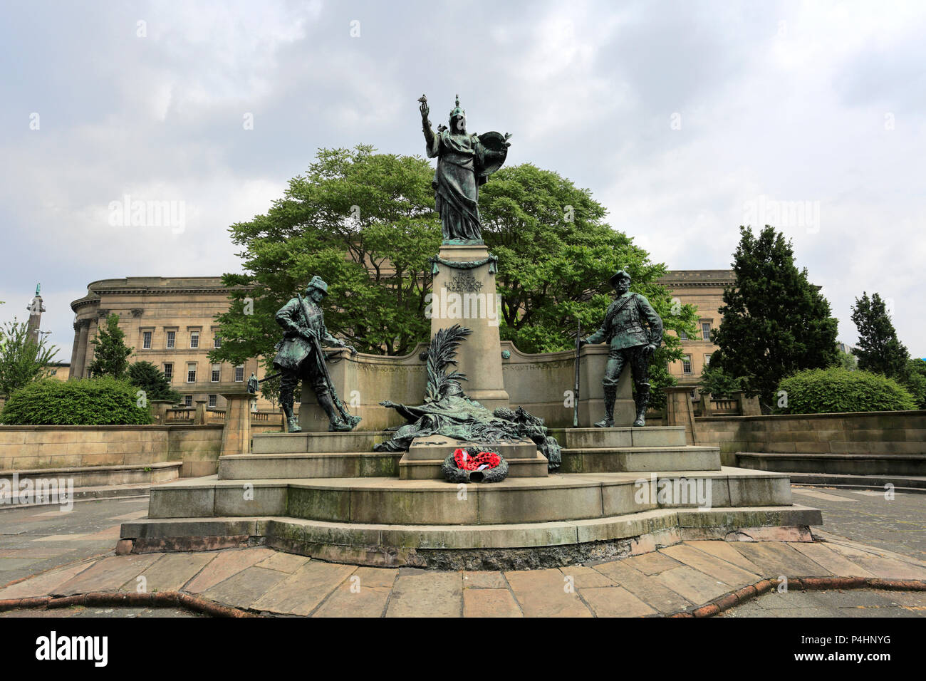 Memorial to the King's Liverpool Regiment, St John's gardens, Liverpool ...