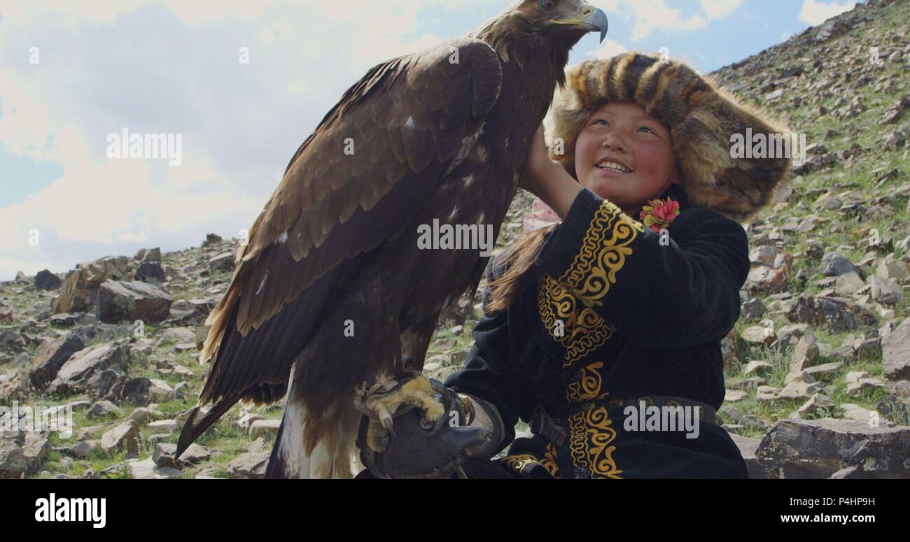 Original Film Title: THE EAGLE HUNTRESS. English Title: THE EAGLE ...