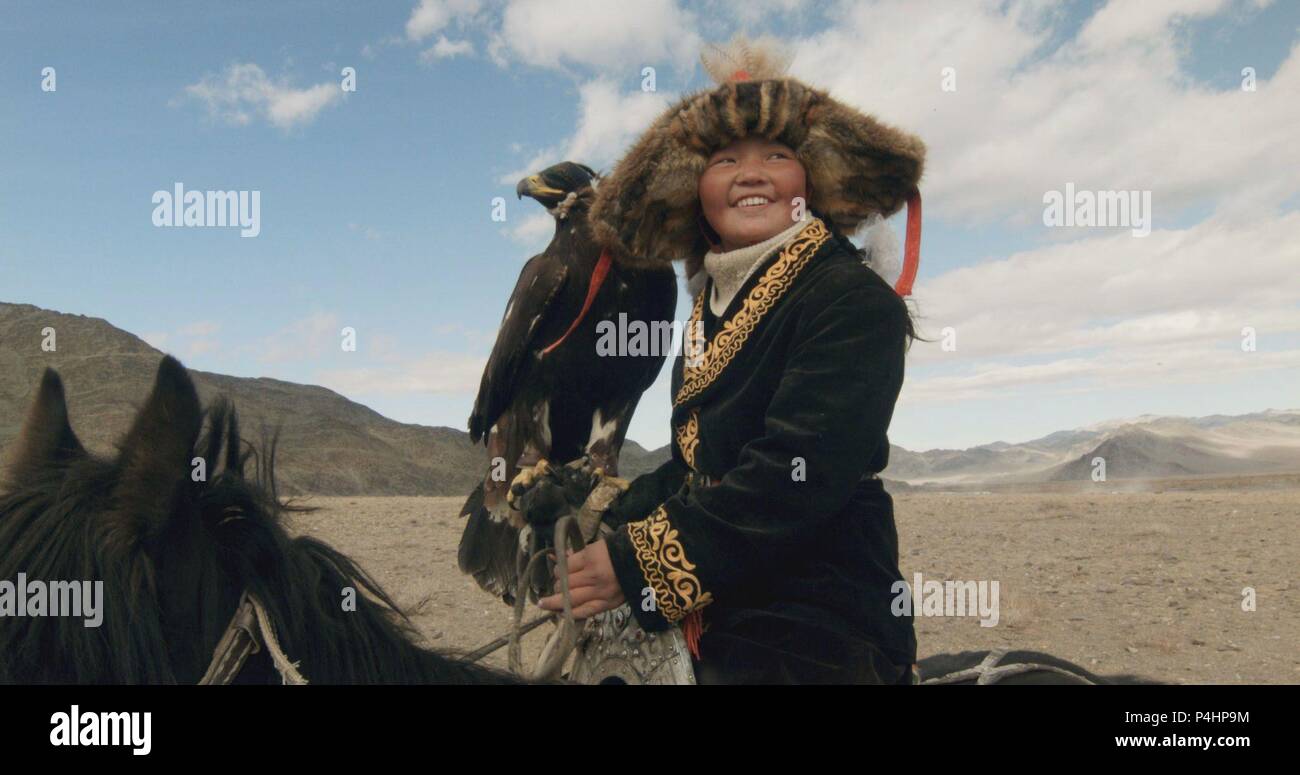 Original Film Title: THE EAGLE HUNTRESS. English Title: THE EAGLE ...