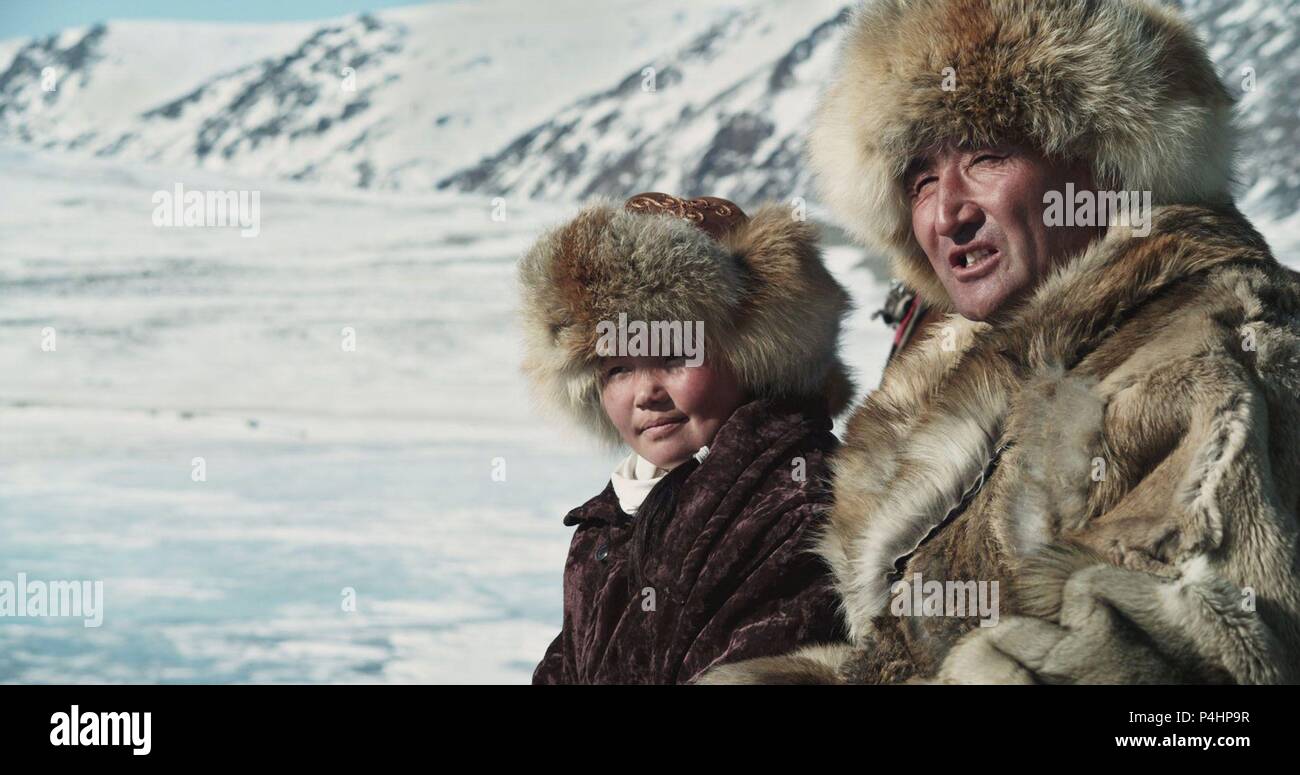 Original Film Title: THE EAGLE HUNTRESS. English Title: THE EAGLE ...
