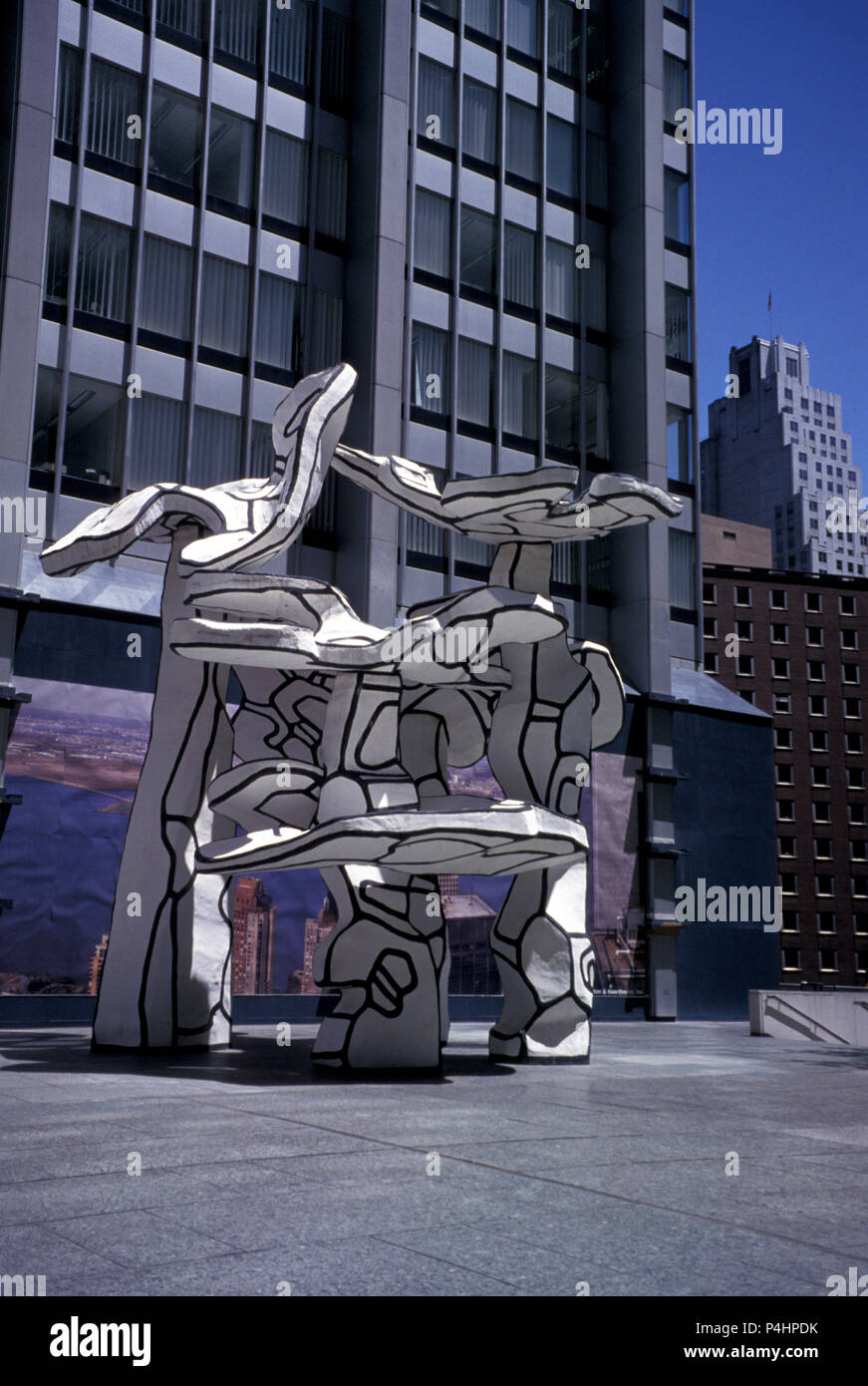 NOT 956328 DUBUFFET GROUP OF FOUR TREES PUBLIC ART NEW YORK CITY NEW ...