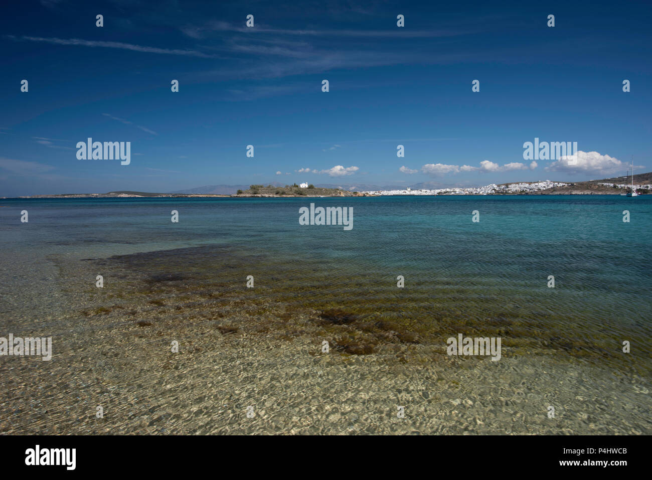 Paros Bay, Cyclade Island Stock Photo - Alamy