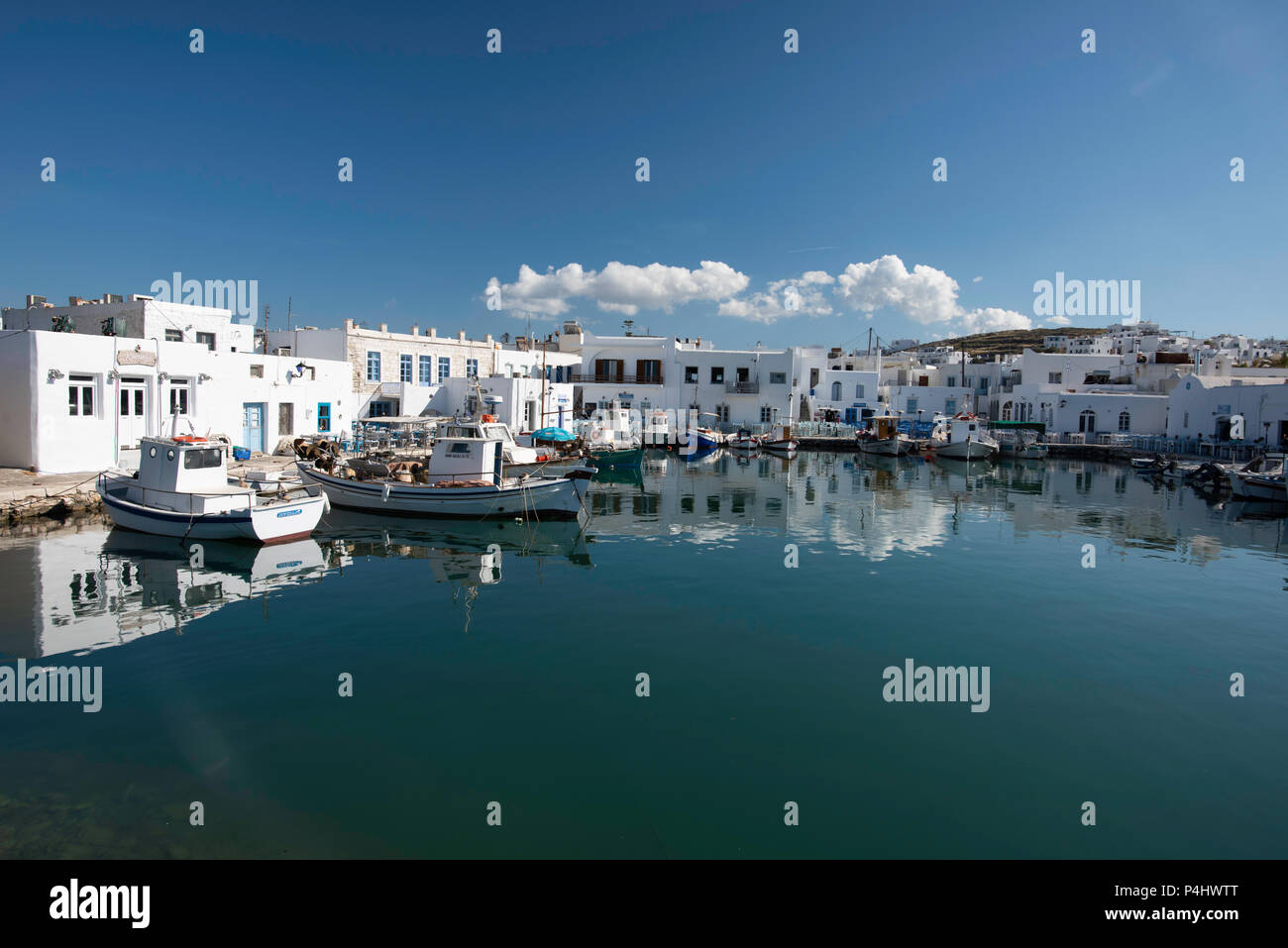 Naousa harbour hi-res stock photography and images - Alamy