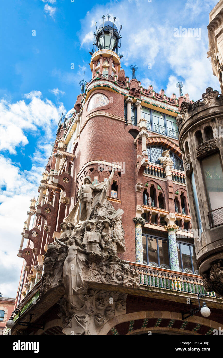 Antoni Gaudi's designed Vicens House in Barcelona, Spain Stock Photo ...