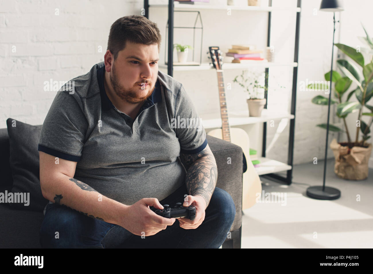 Man overweight handsome not woman hi-res stock photography and images ...