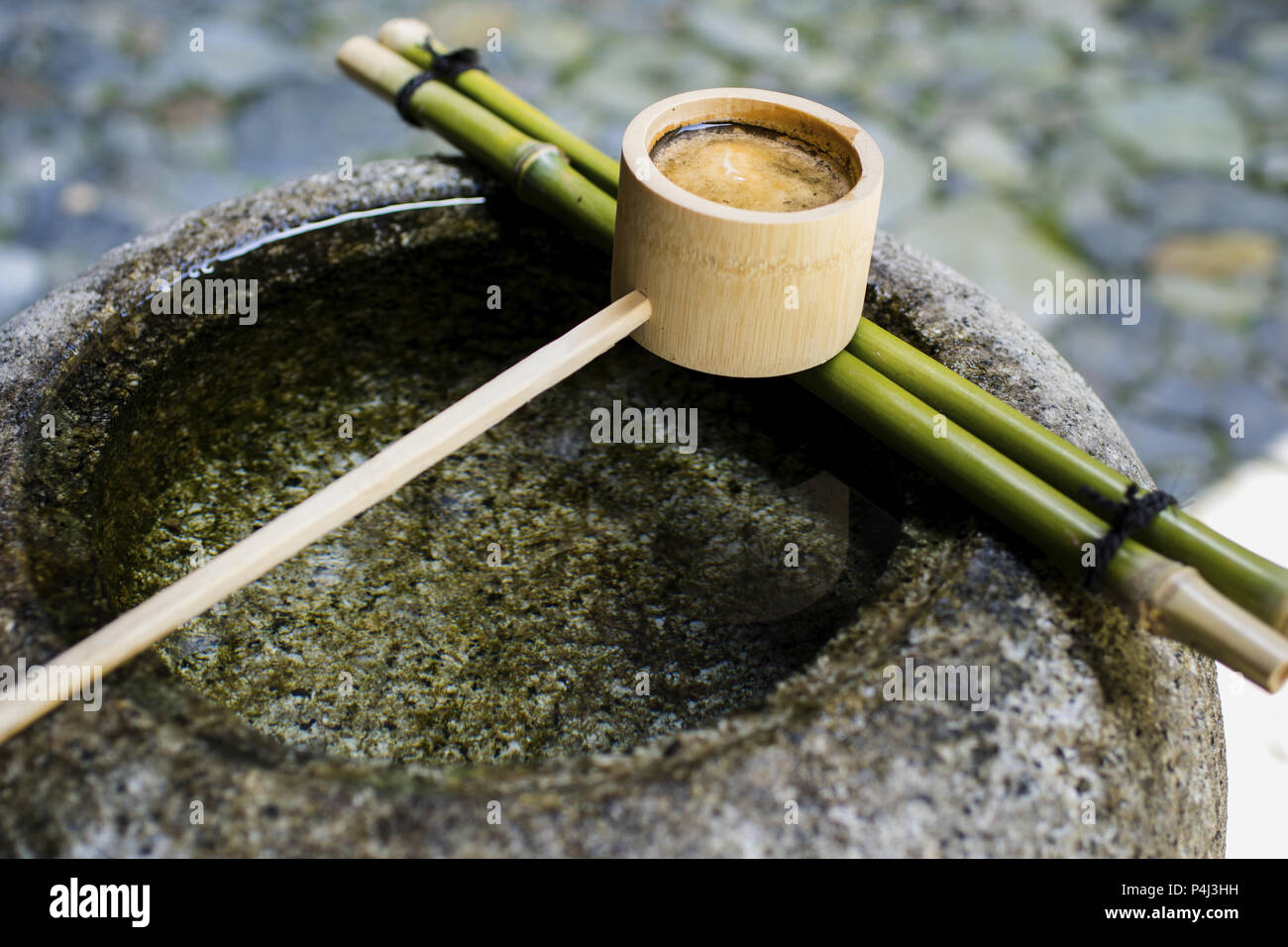 ChÅ zuya(Shinto water ablution pavilion for a ceremonial purification ...