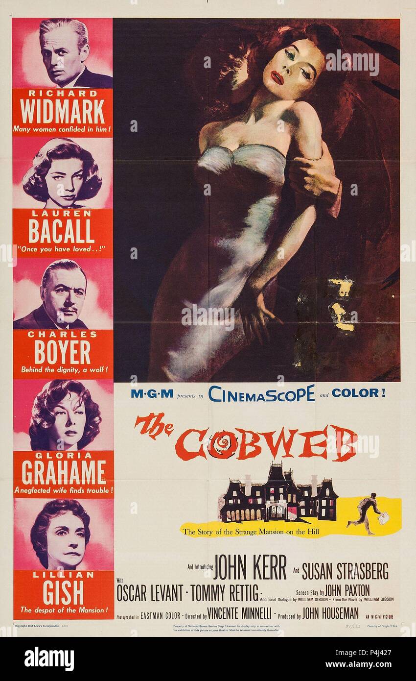 Original Film Title: THE COBWEB. English Title: THE COBWEB. Film ...