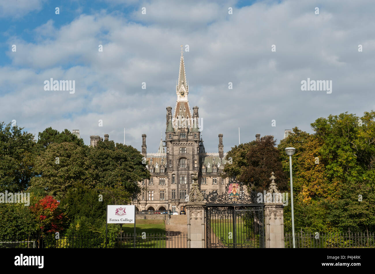 Fettes College Boarding school in Edinburgh Scotland Stock Photo - Alamy