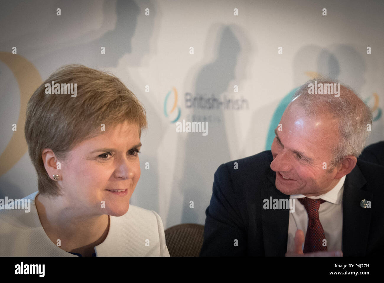 First Minister of Scotland, Nicola Sturgeon (far left) and Minister for ...