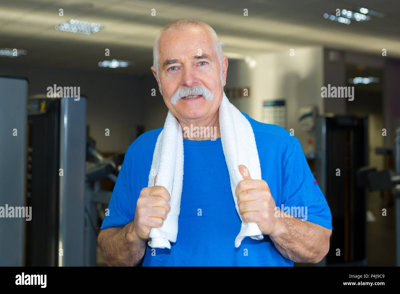 fit senior man resting after working out Stock Photo - Alamy