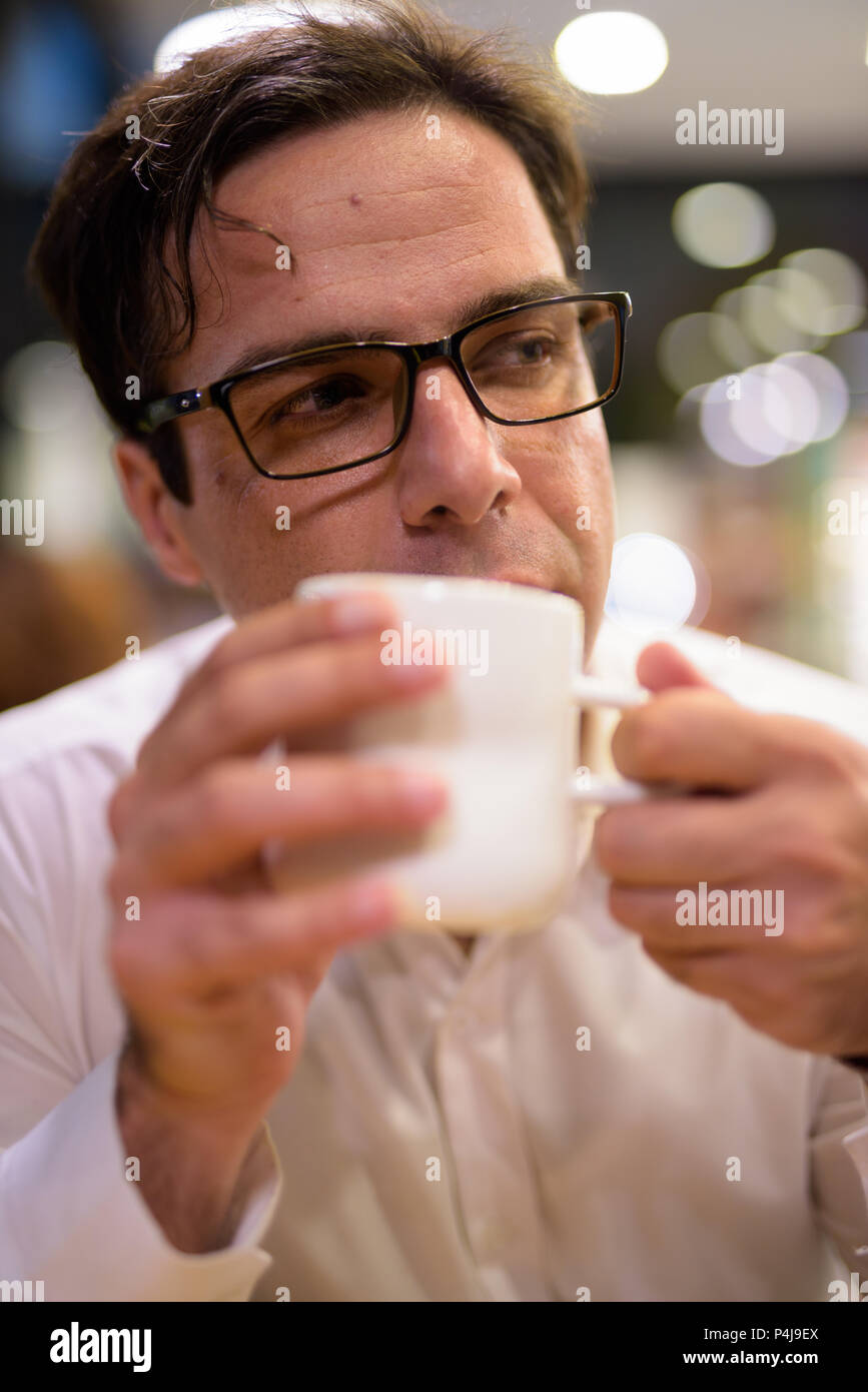 Men cafe coffee hi-res stock photography and images - Alamy