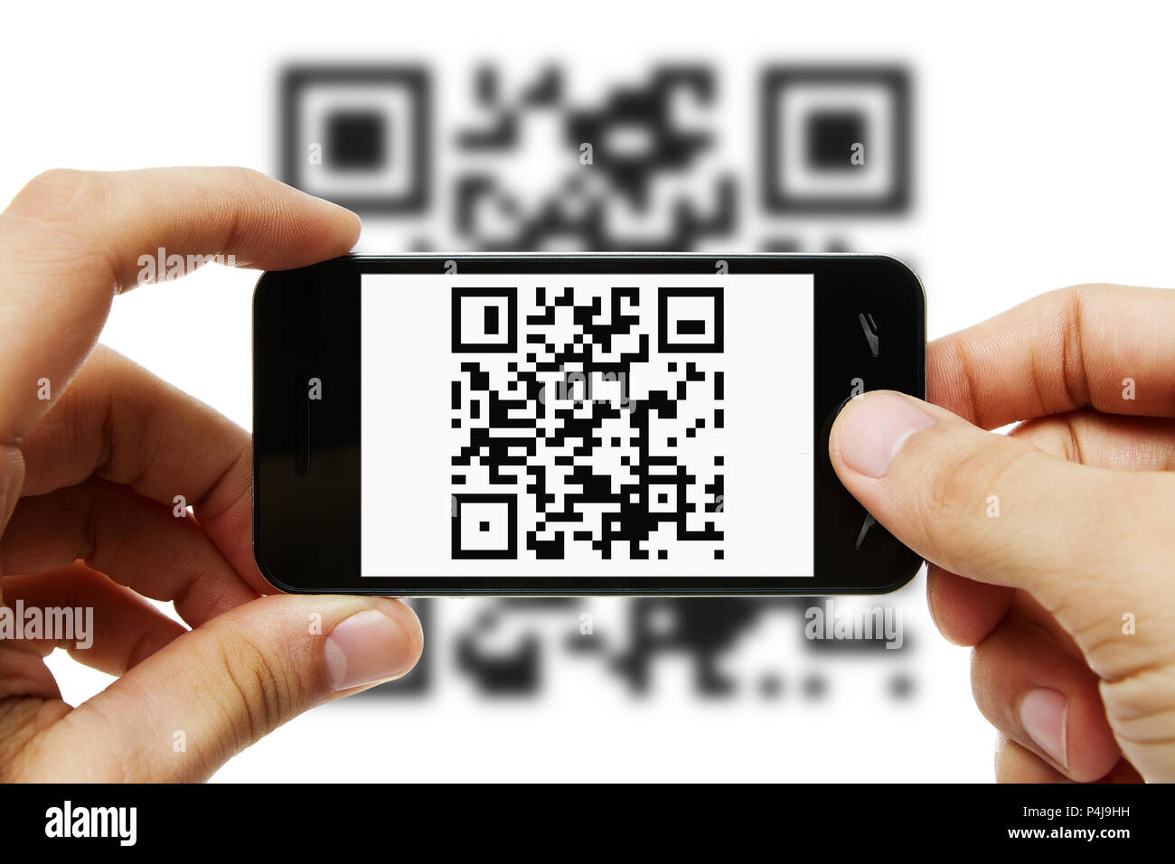 Qr code frame hi-res stock photography and images - Alamy
