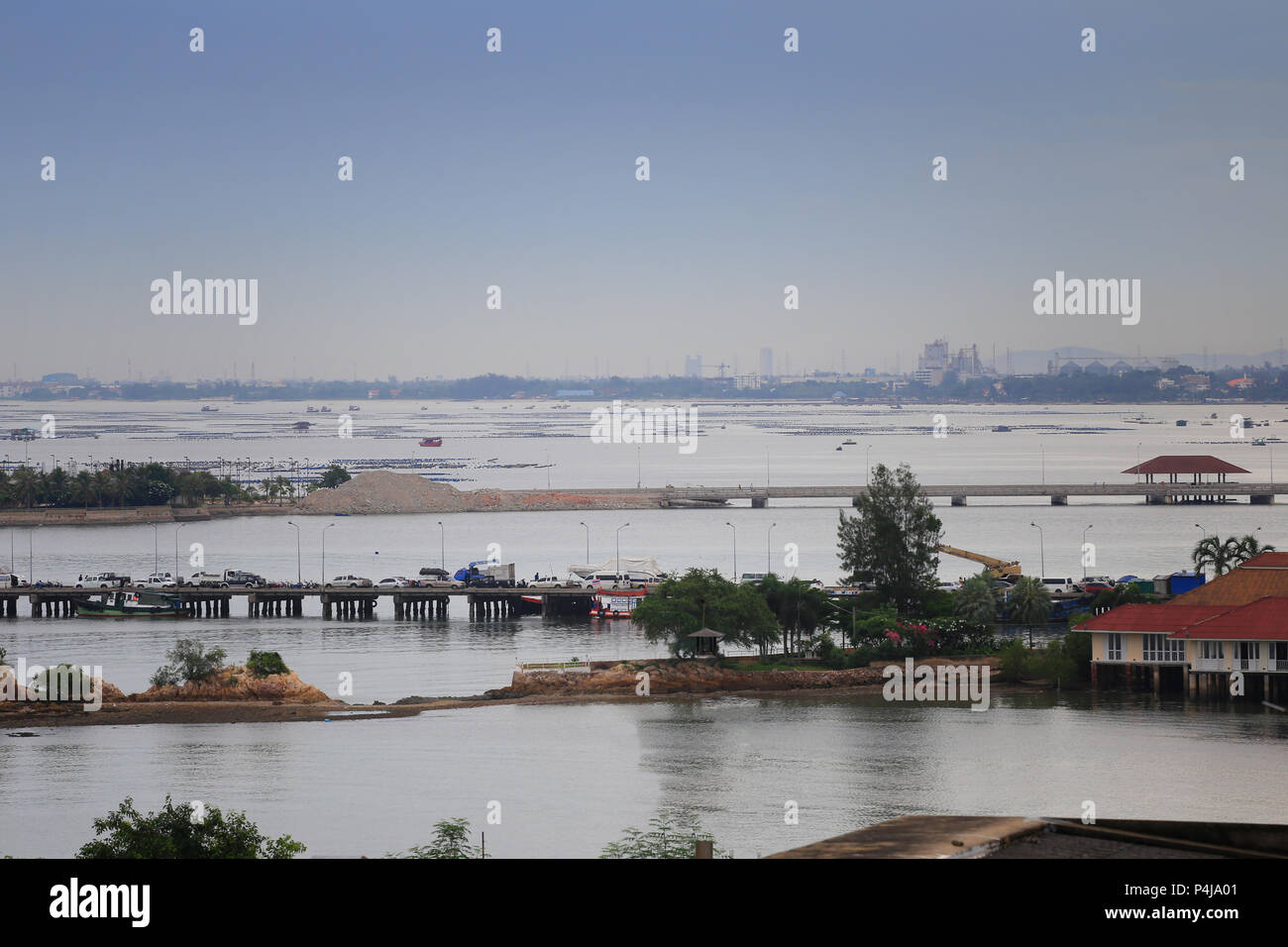 Coast of Sriracha city in chonburi province,District of Sriracha ...