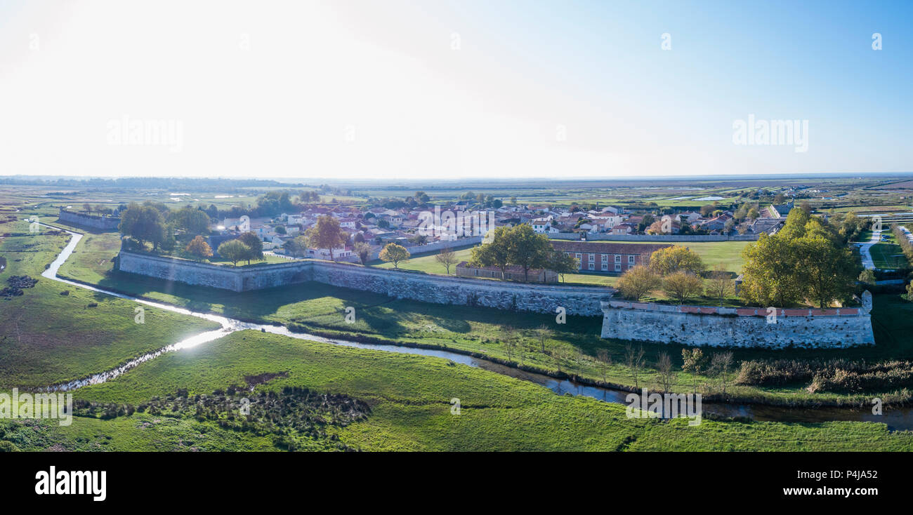 France, Saintonge, Charente Maritime, Hiers Brouage, Brouage citadel ...