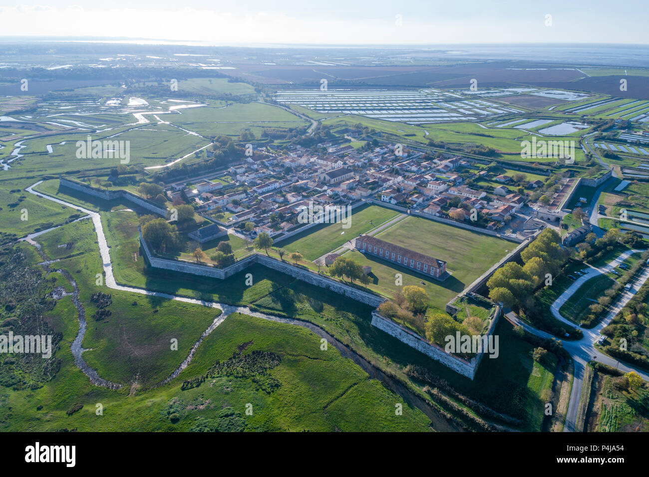 France, Saintonge, Charente Maritime, Hiers Brouage, Brouage citadel ...