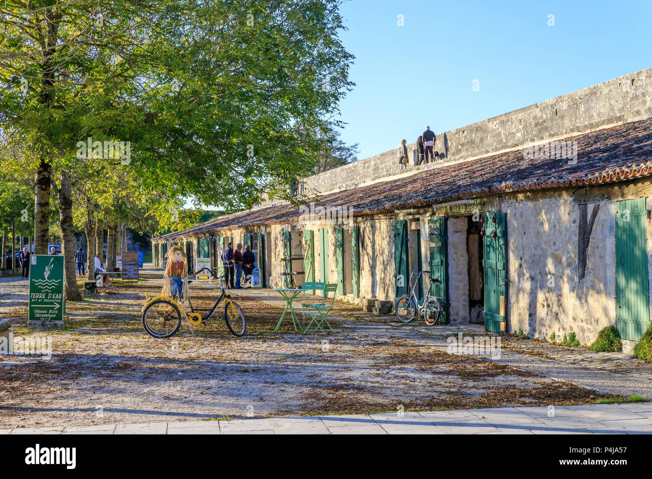 France, Saintonge, Charente Maritime, Hiers Brouage, Brouage citadel ...