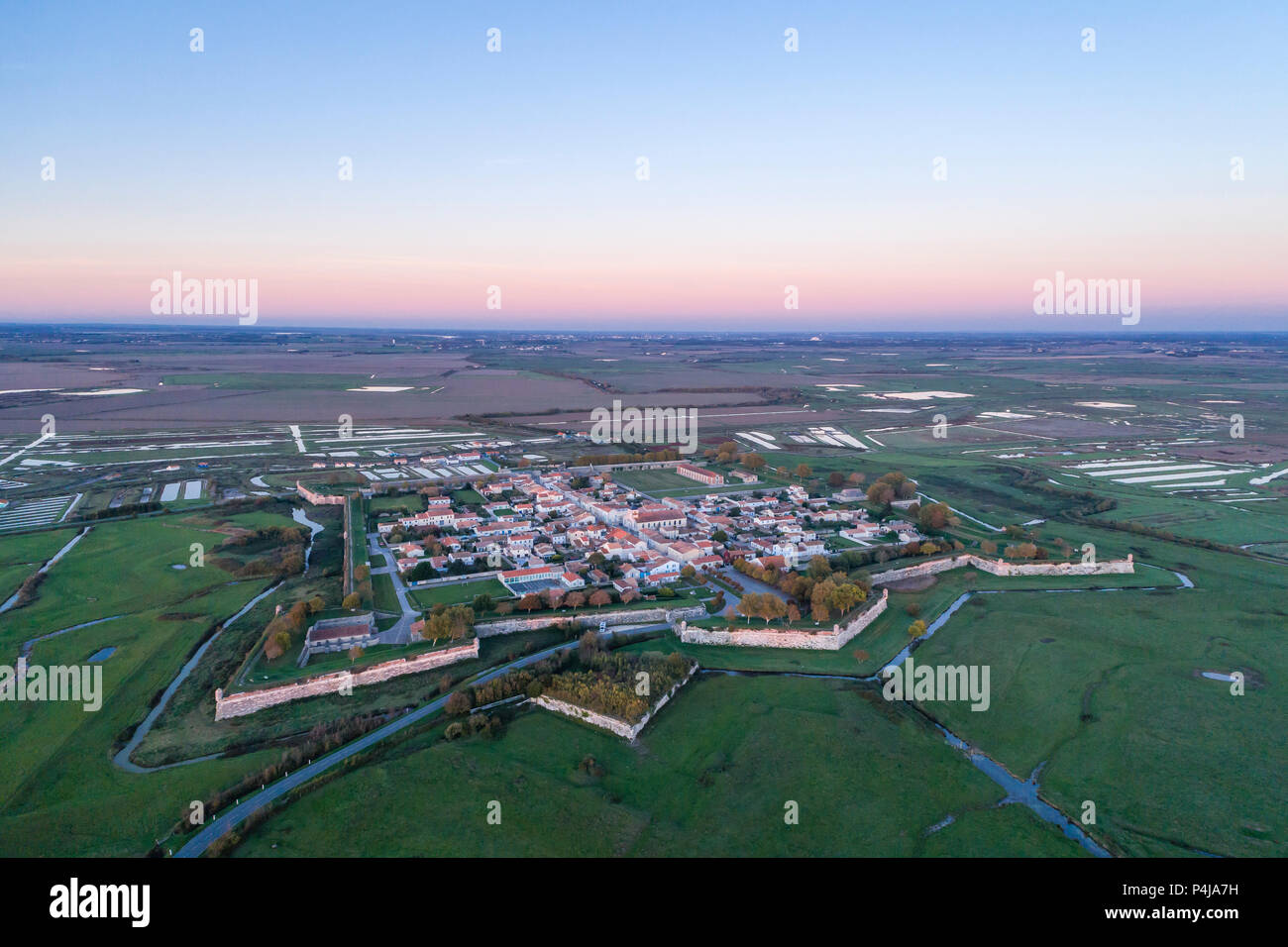 France, Saintonge, Charente Maritime, Hiers Brouage, Brouage citadel ...
