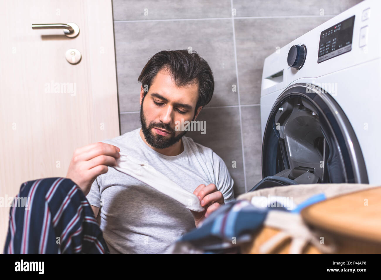 Sock washing machine hi-res stock photography and images - Alamy