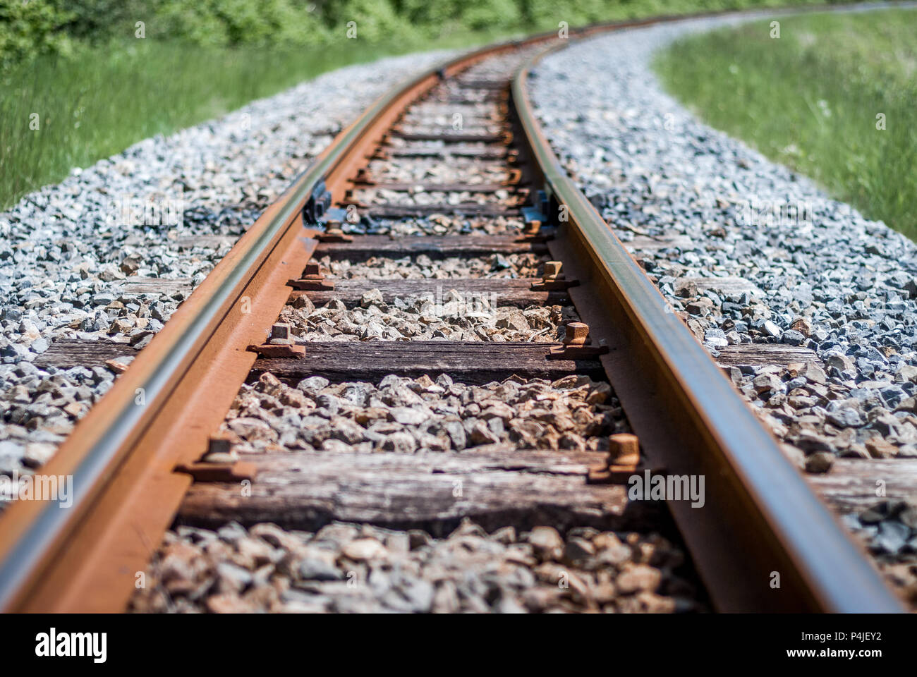 Narrow guage rails hi-res stock photography and images - Alamy