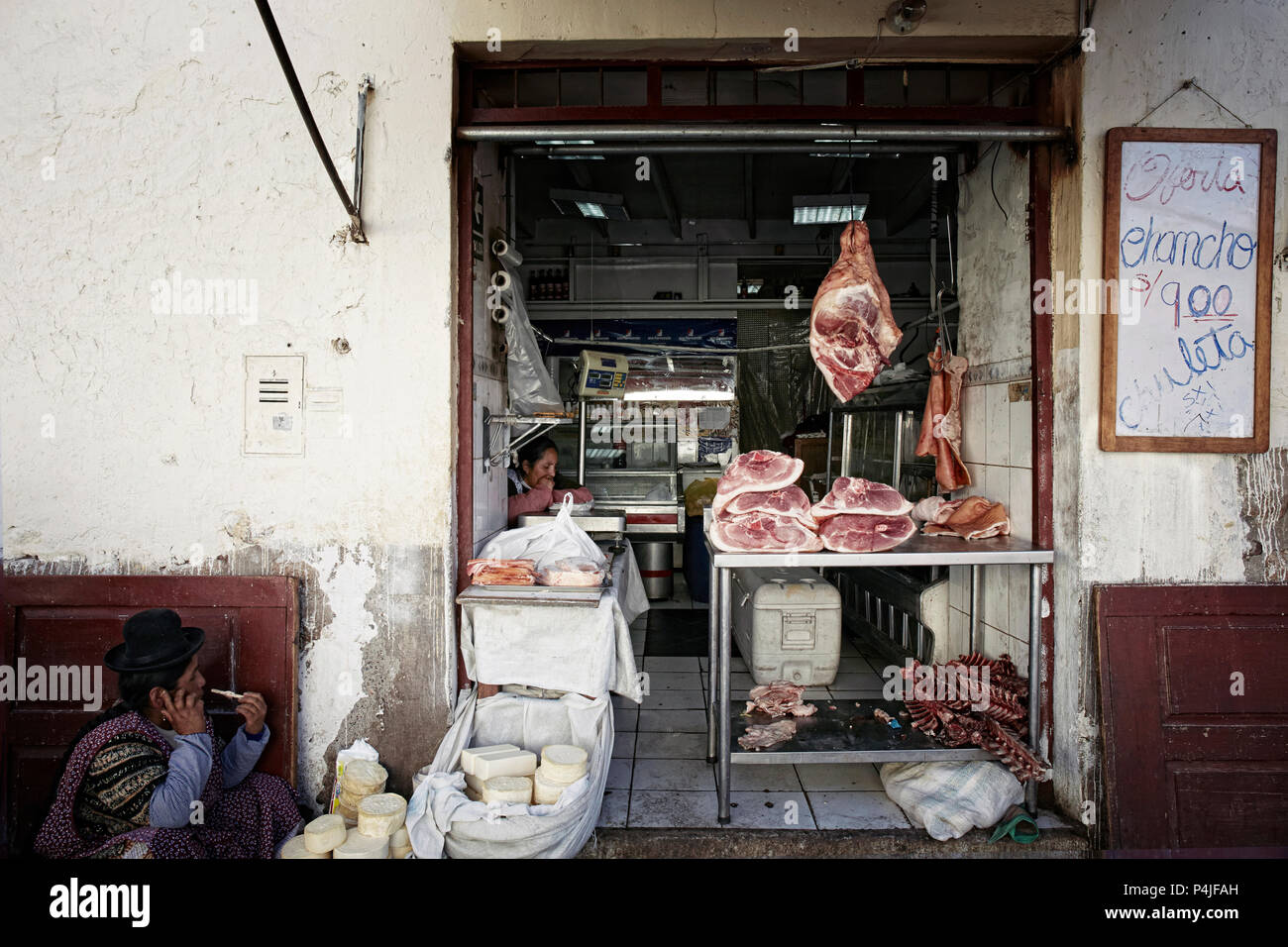 Female butcher hi-res stock photography and images - Alamy