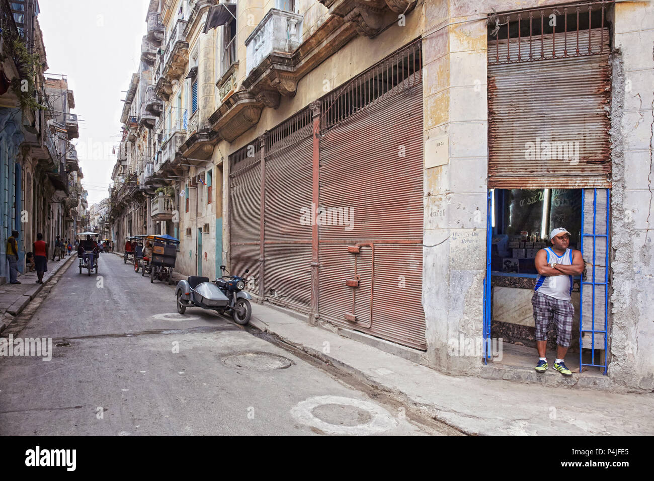 Havana Cuba. Everyday Life Stock Photo - Alamy
