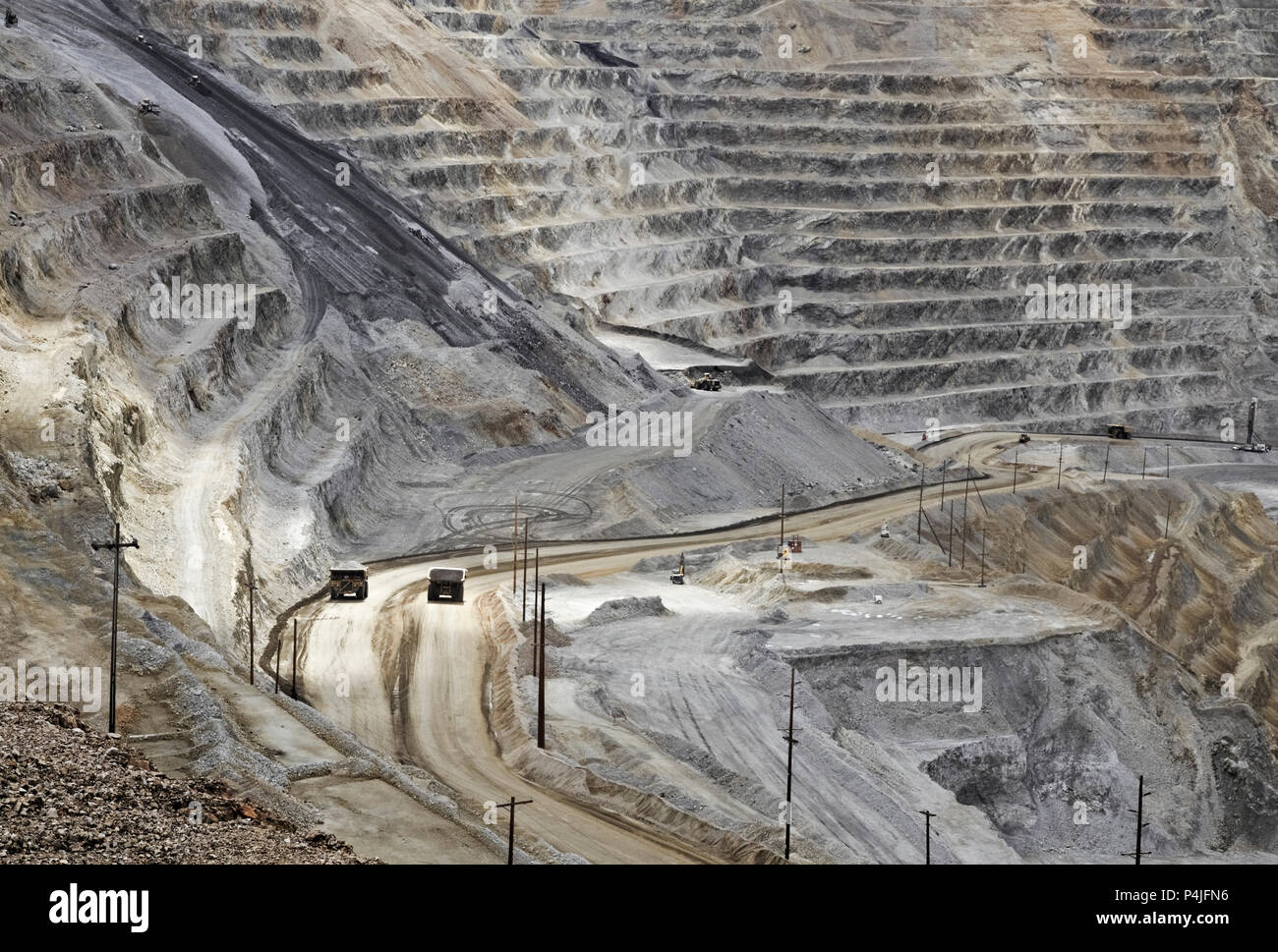 Kennecott, copper, gold and silver mine operation outside Salt Lake ...