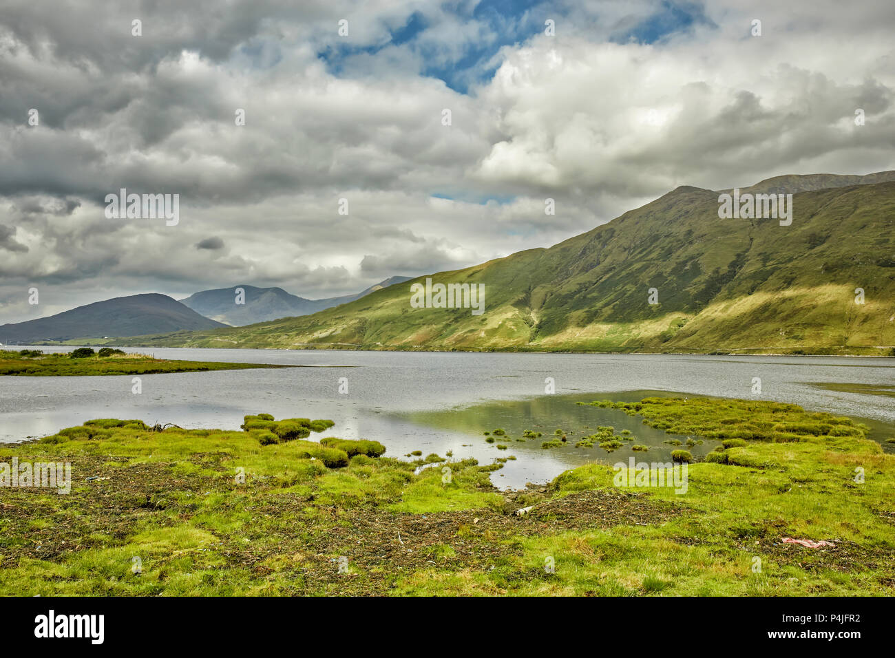 Landscape of Killary Harbour, a 16 KM long Fjord in Connemara, Ireland ...
