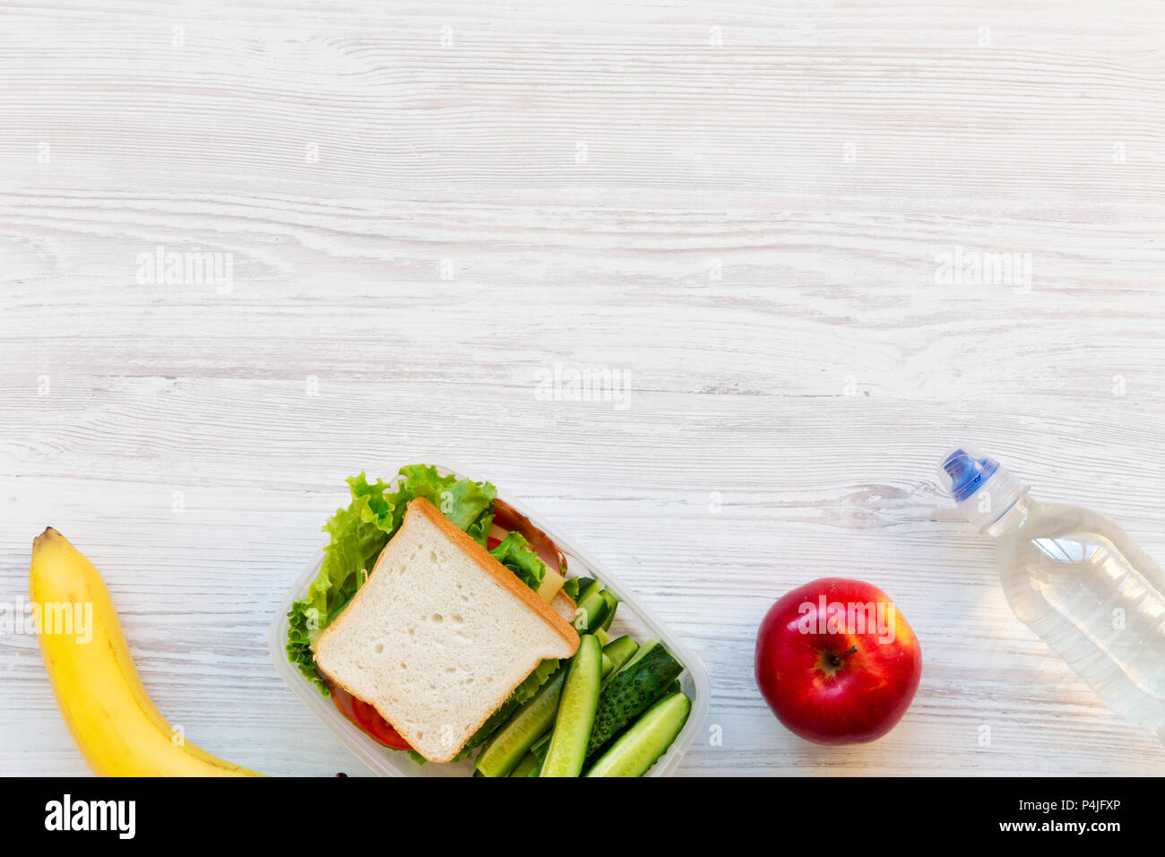 Sandwich box box from above hi-res stock photography and images - Alamy