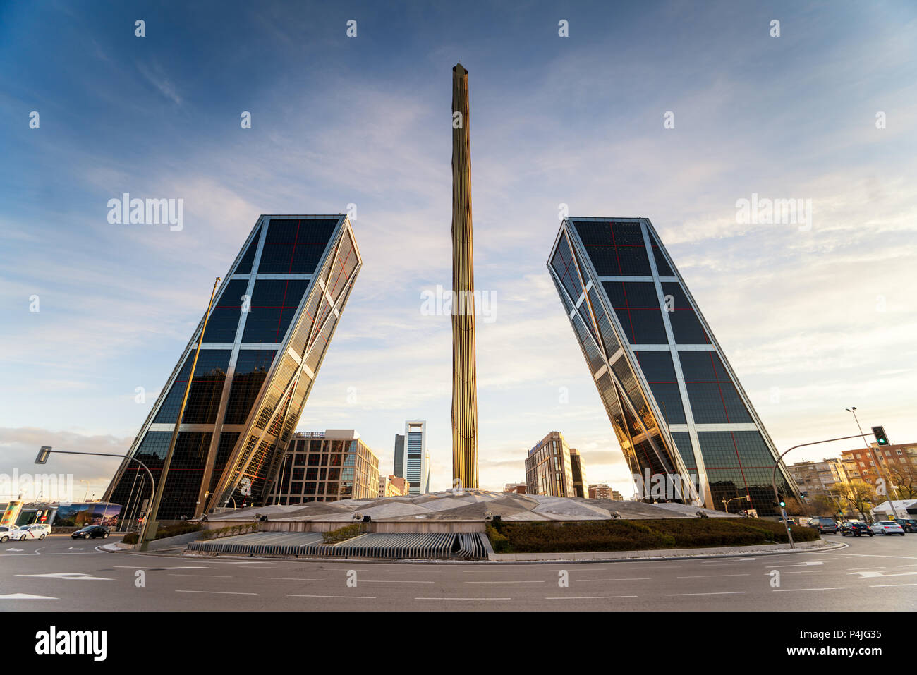 The Castilla Square (Plaza Castilla) is defines the new economic center ...