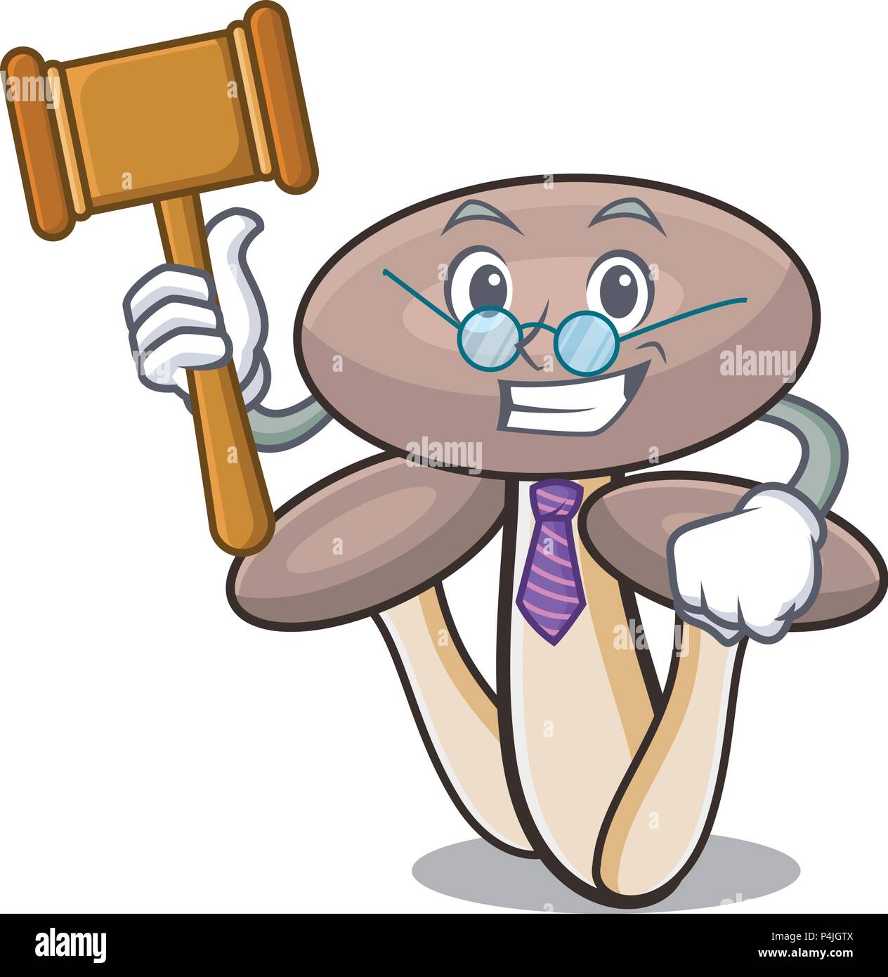 Healthy honey fungus cartoon Cut Out Stock Images & Pictures - Alamy